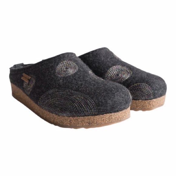 Haflinger | Shoes | Haflinger Spirit Clog Gray Wool Clogs With Wool ...